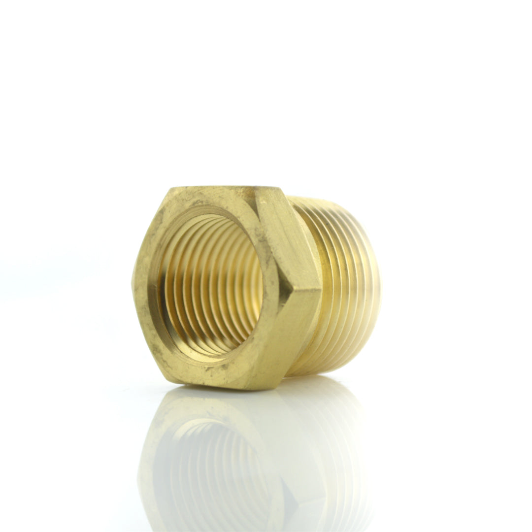 Brass Reducing Bush BSPT Male x BSPP Female – Merseyflex Ltd