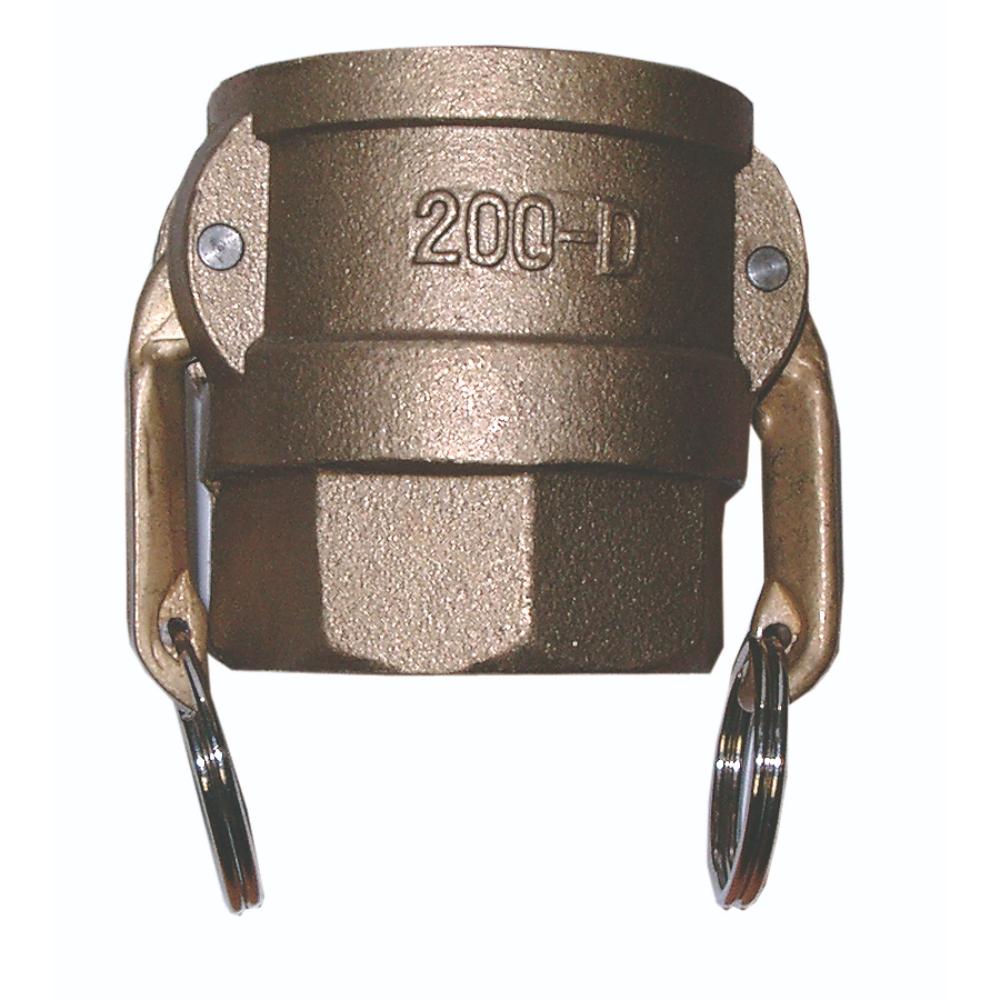 Brass Type D Camlock x BSPP Female – Merseyflex Ltd