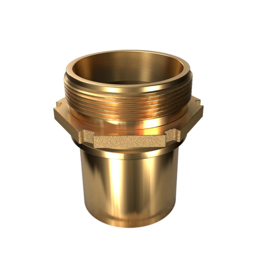 Brass DIN2817 Male BSPP c/w Smooth Tail – Merseyflex Ltd