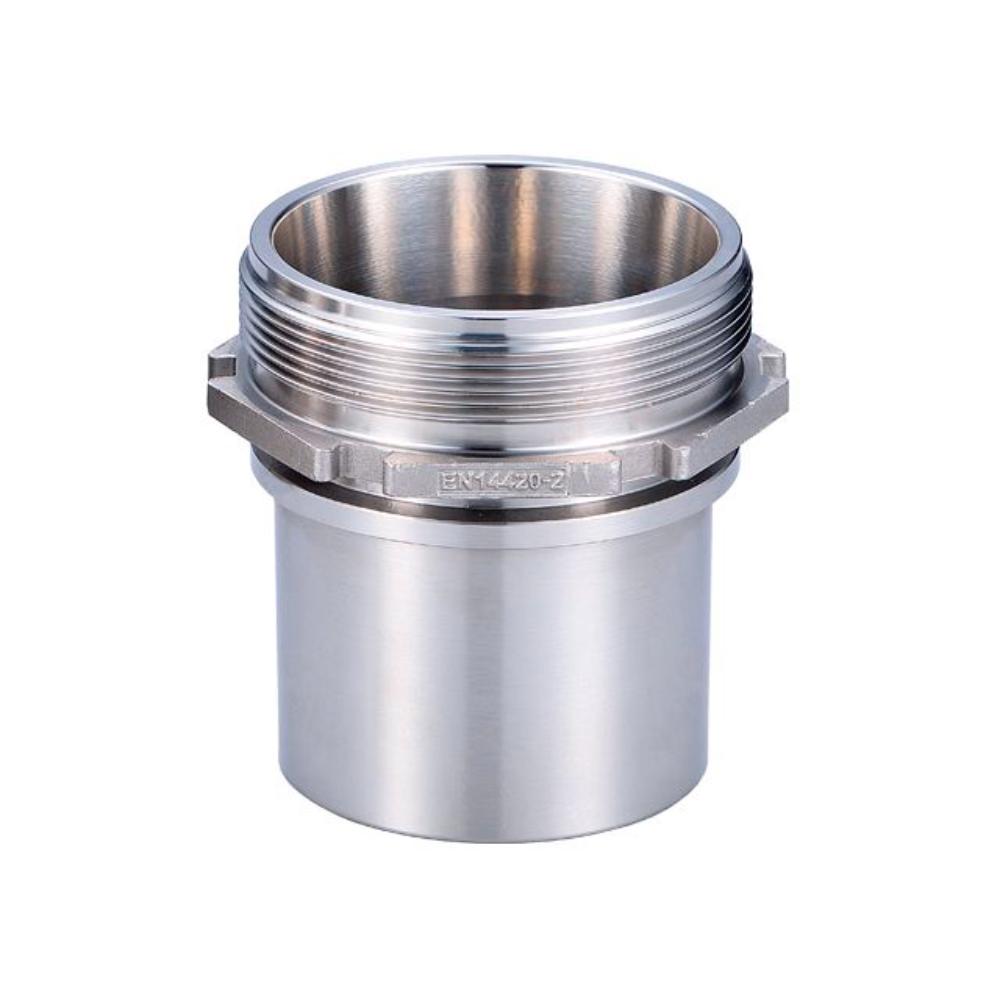 Stainless Steel DIN2817 Male BSPP c/w Smooth Tail – Merseyflex Ltd