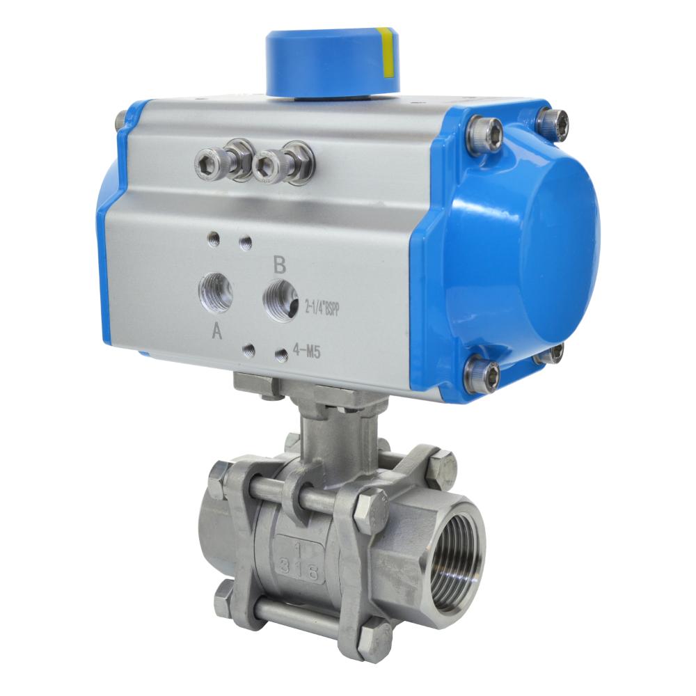 Economy Pneumatic Actuated Stainless Steel Ball Valve – Merseyflex Ltd